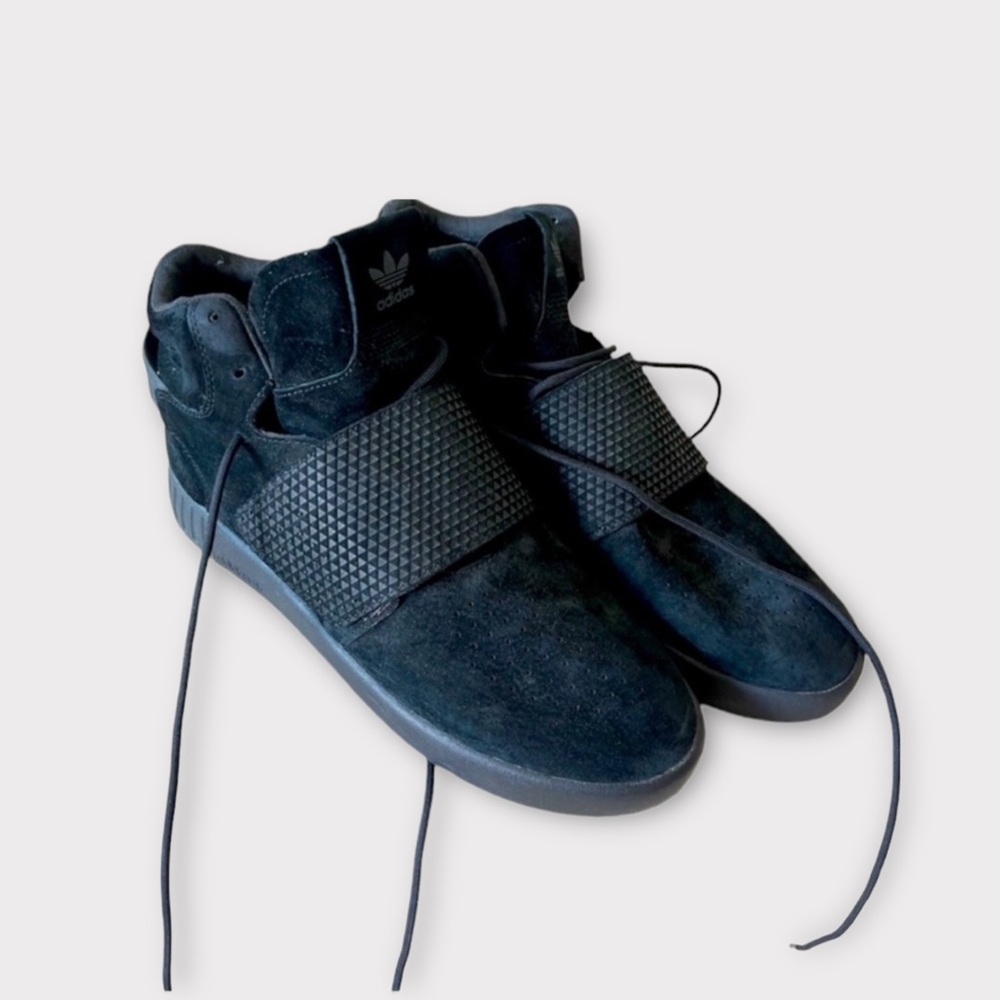 Adidas Men’s Tubular Invader Strap Suede Boots Sneake… - Gem